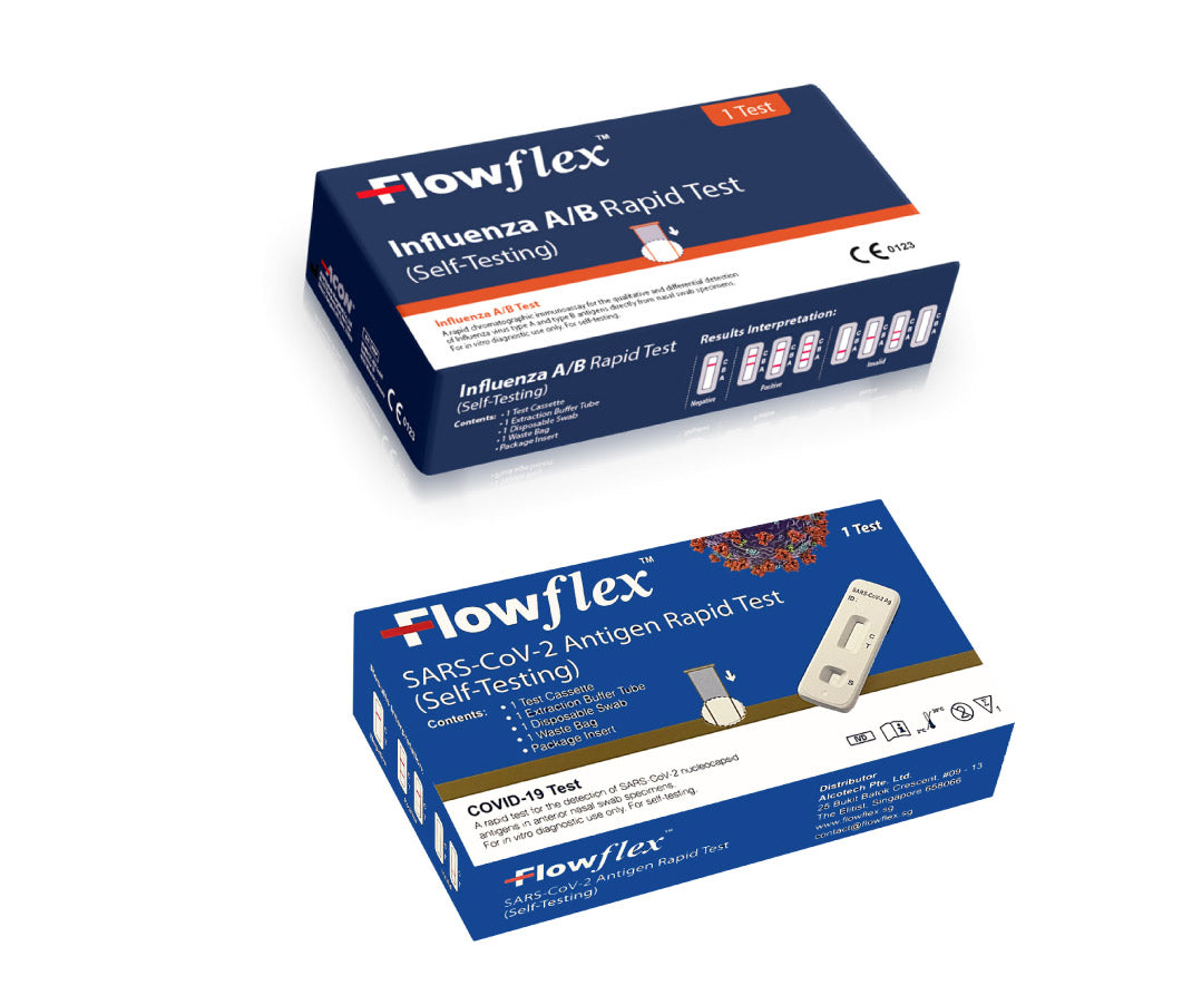 Flowflex™ COVID + Flu A/B Bundle (1 test/box) – FlowFlex