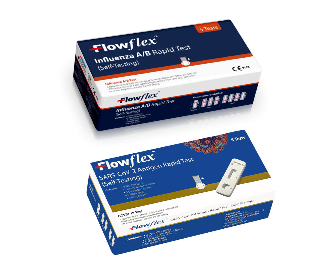 Flowflex™ COVID + Flu A/B Bundle (5 tests/box) – FlowFlex
